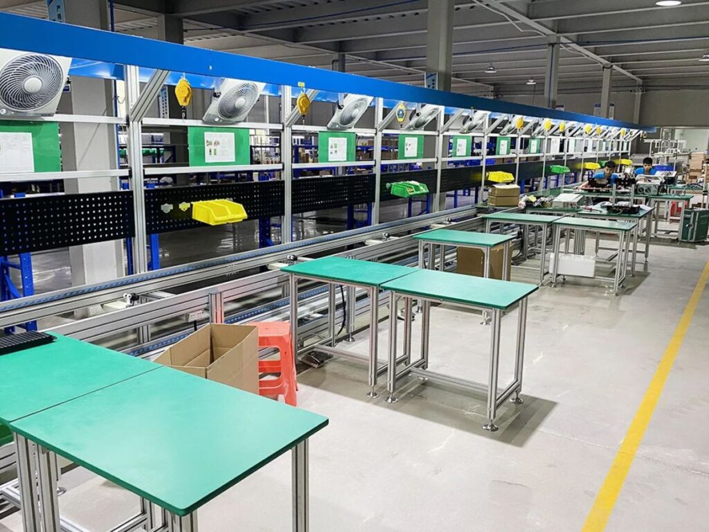 Common Assembly Line Layout Types In Industry | Conveyor Roller Factory