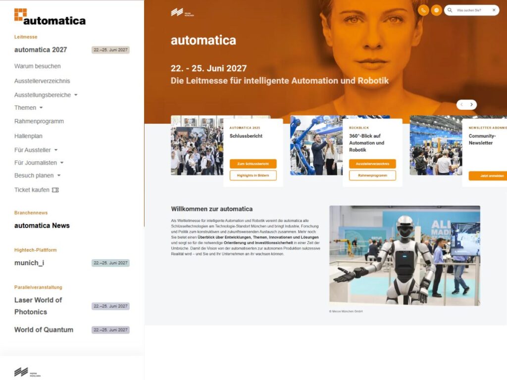 Automatica Munich: A Beginner’s Guide To Robotics And Automation ...